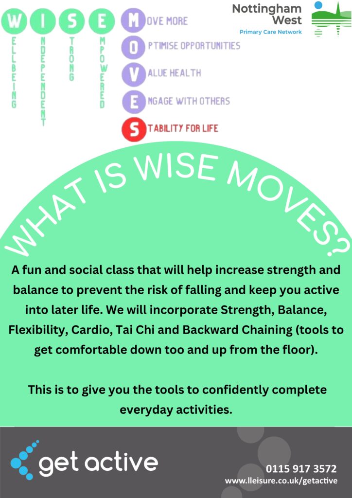 Wise Moves Postural Stability Classes - Bramcote Surgery